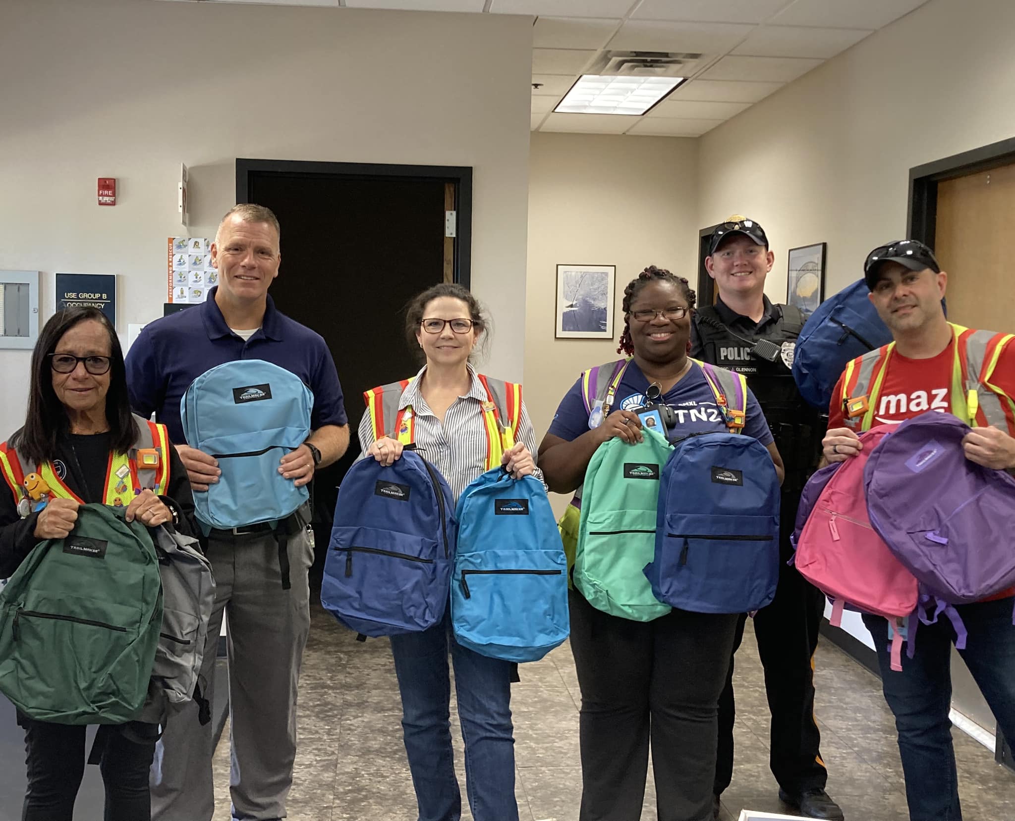 Backpack donation | Newspaper Media Group