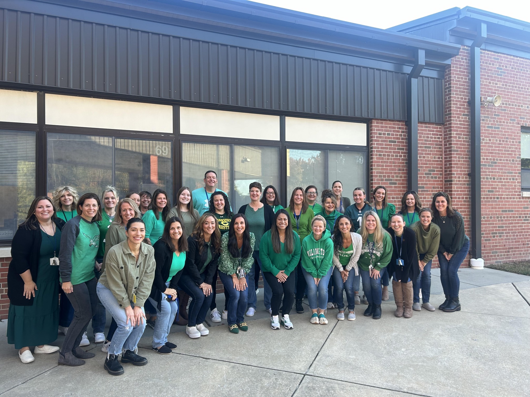 School staff sees green to honor teacher | South Jersey Media