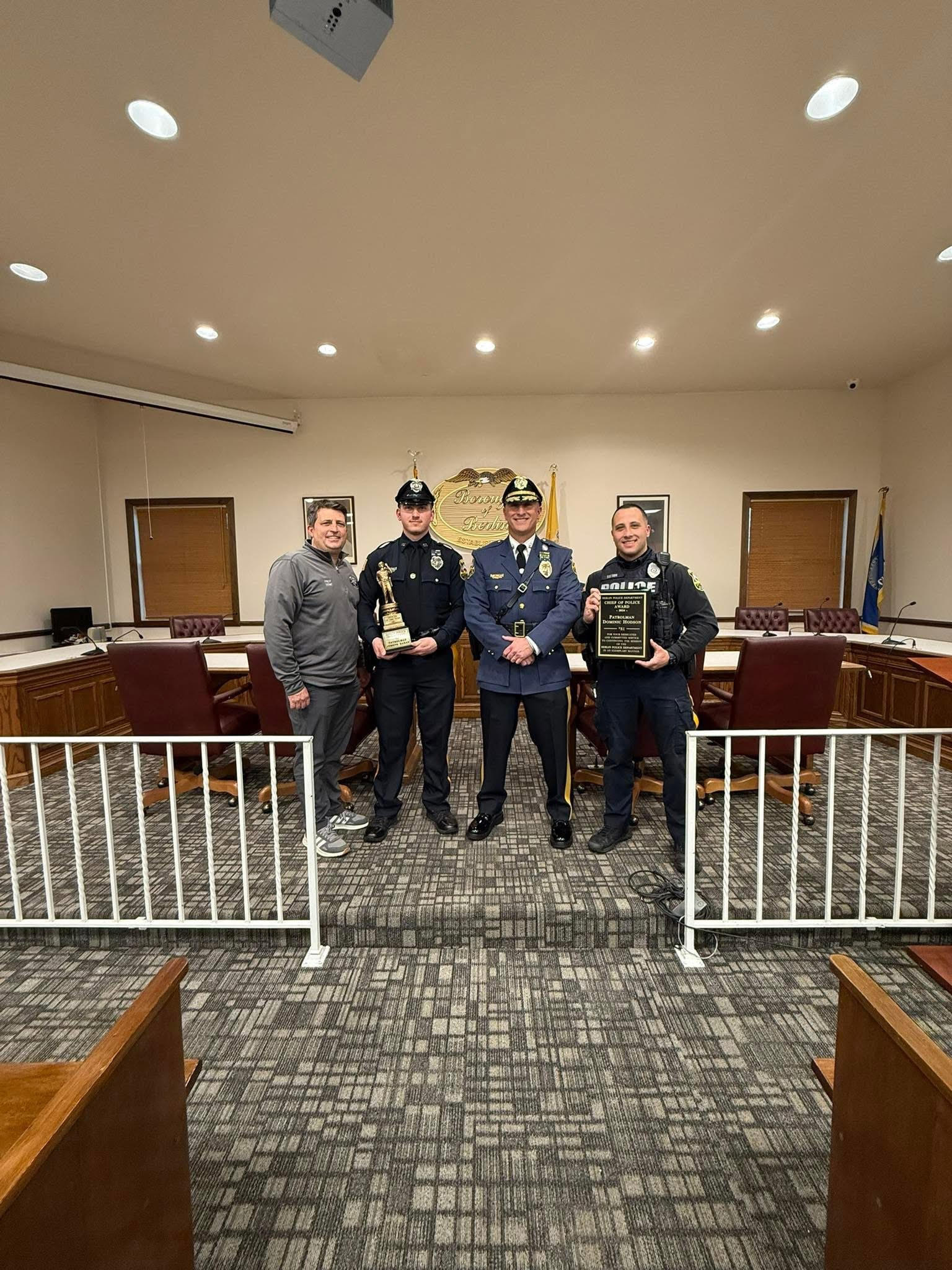 Police honor two officers for outstanding service | South Jersey Media