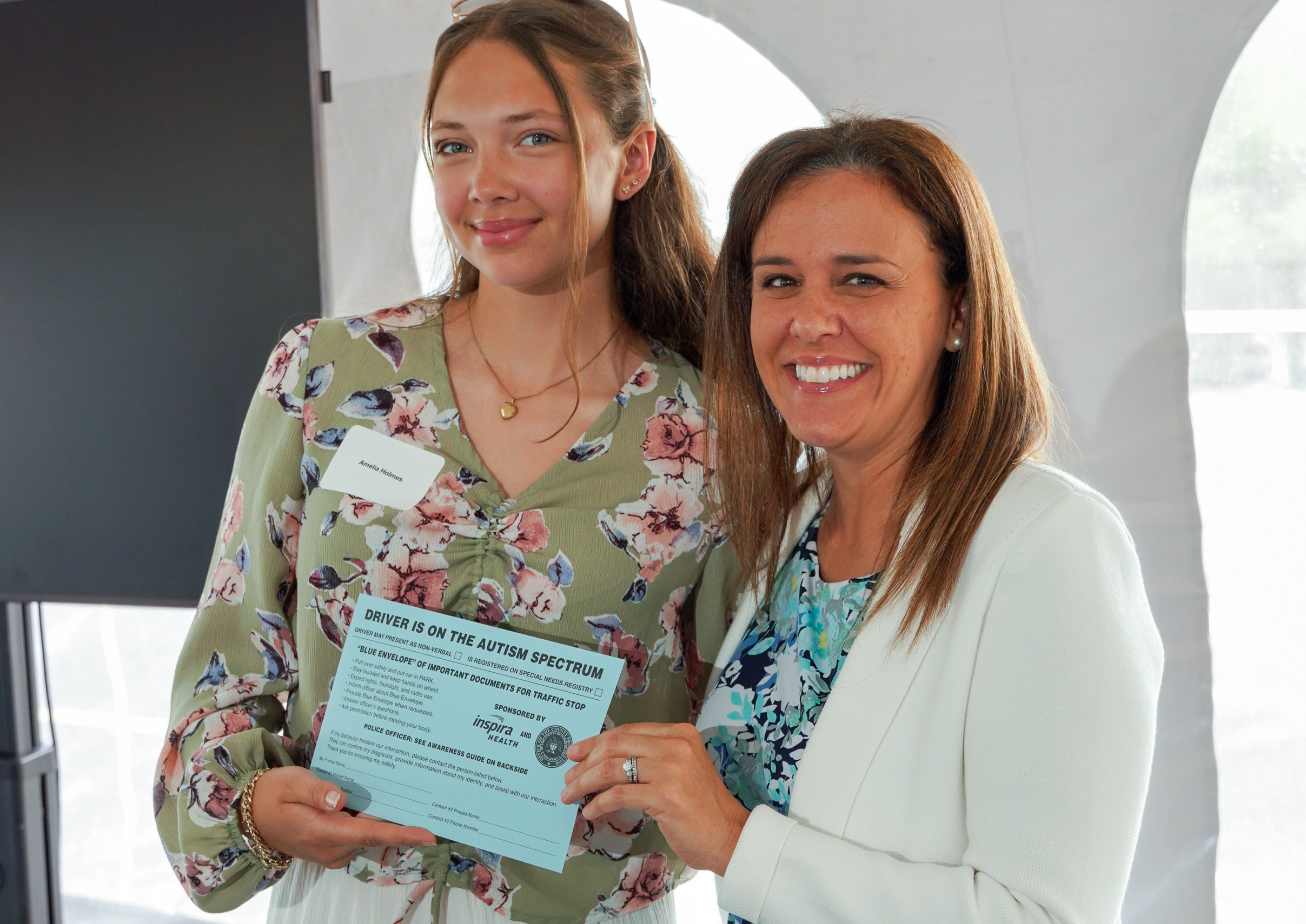 Blue Envelopes to Improve Safety for Drivers with Autism | South Jersey ...