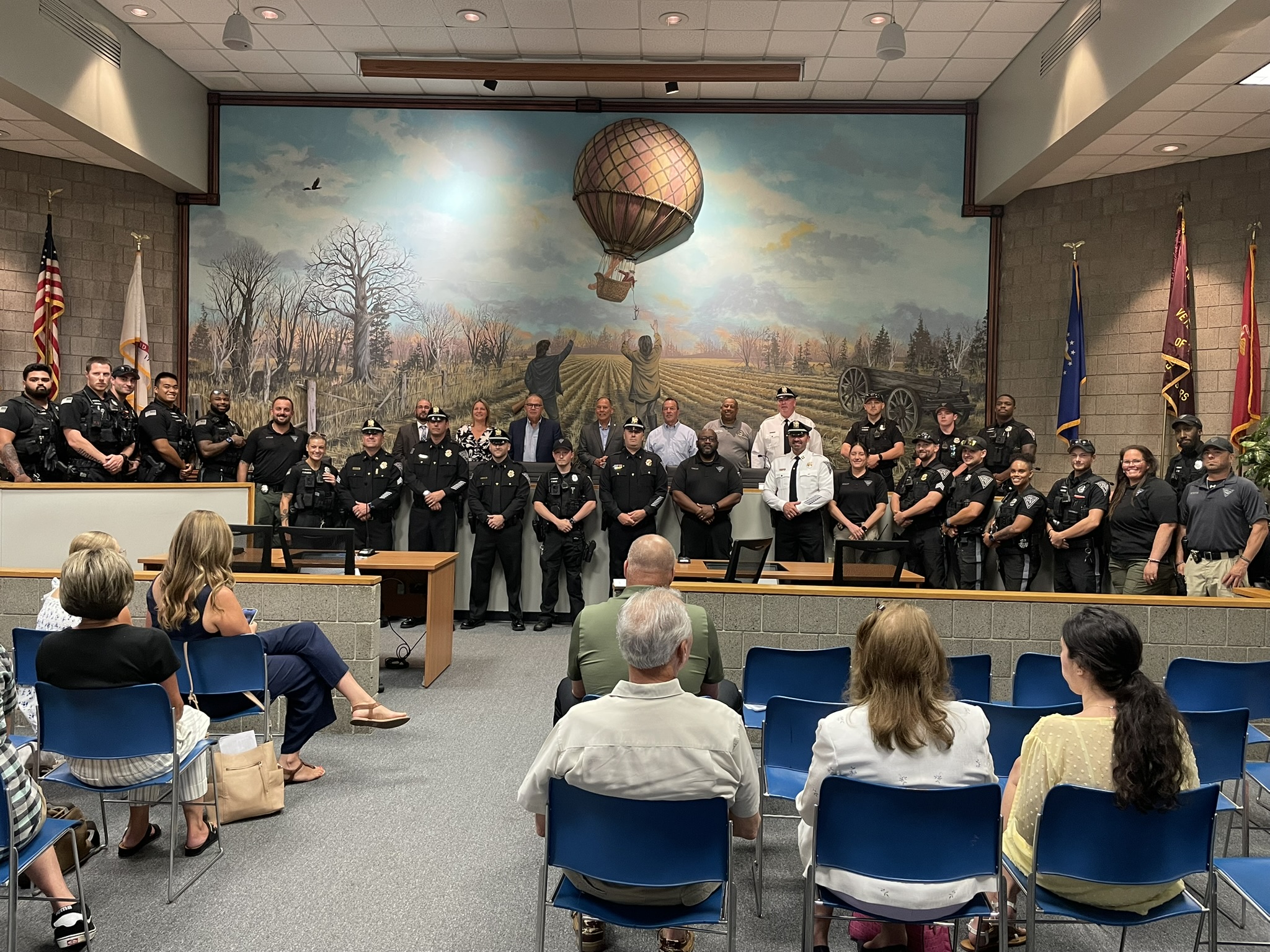 A great night as two officers are promoted | South Jersey Media